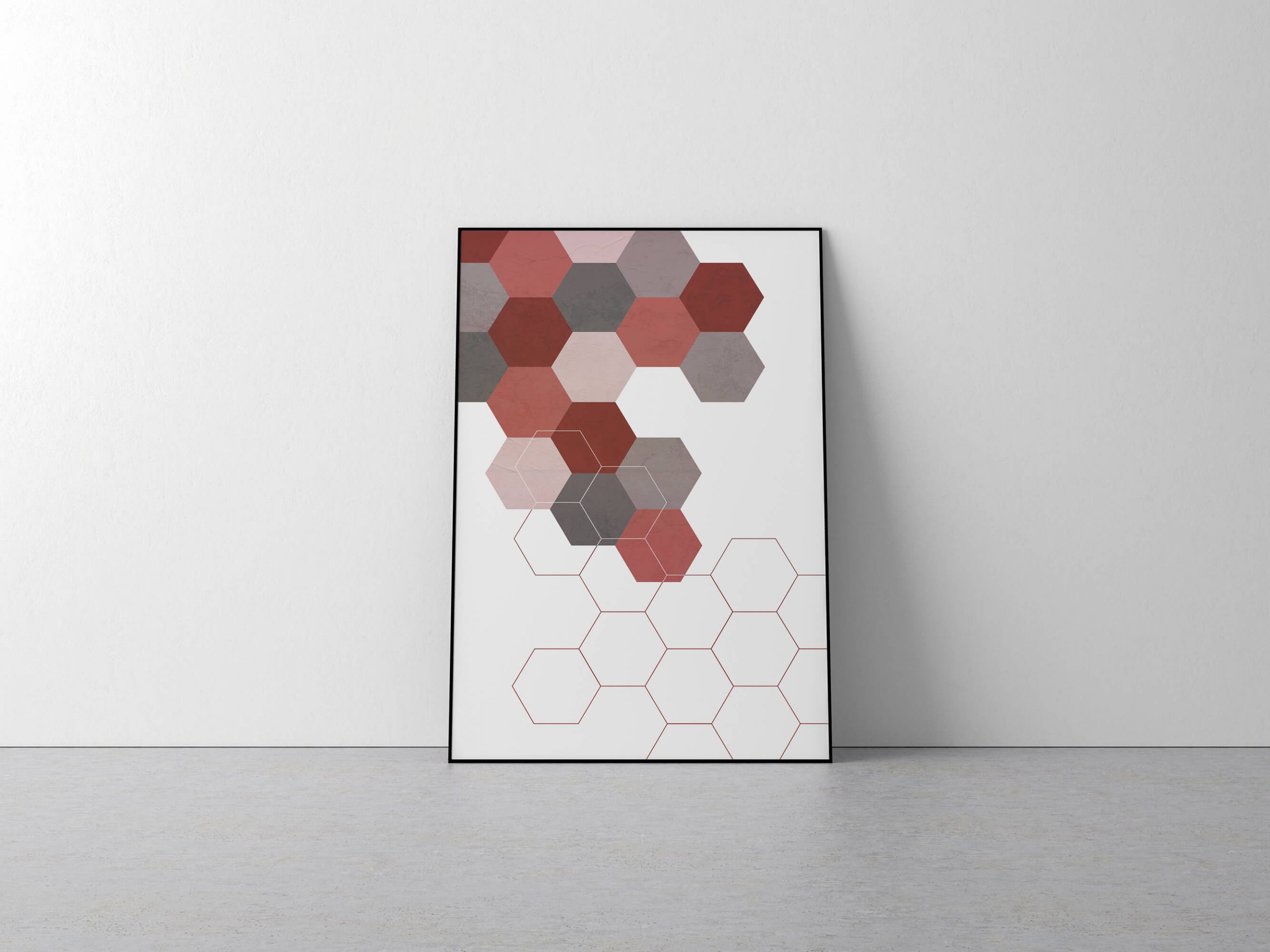 Hexagon - Geometrische Poster en Print - MDRN HOME - Koop Posters Online