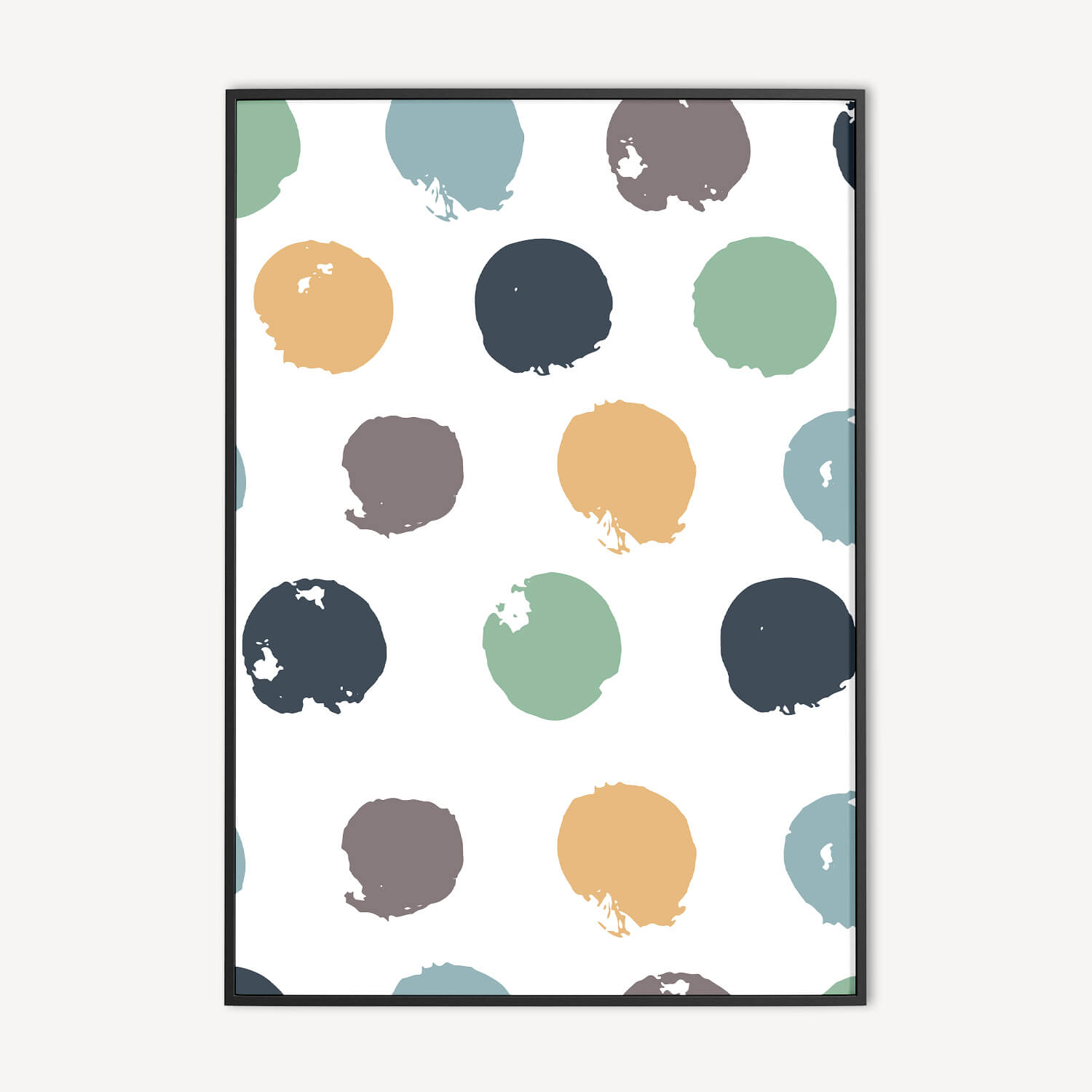 Abstracte Scandinavische Print - Abstract Dots - MDRN HOME - Koop ...