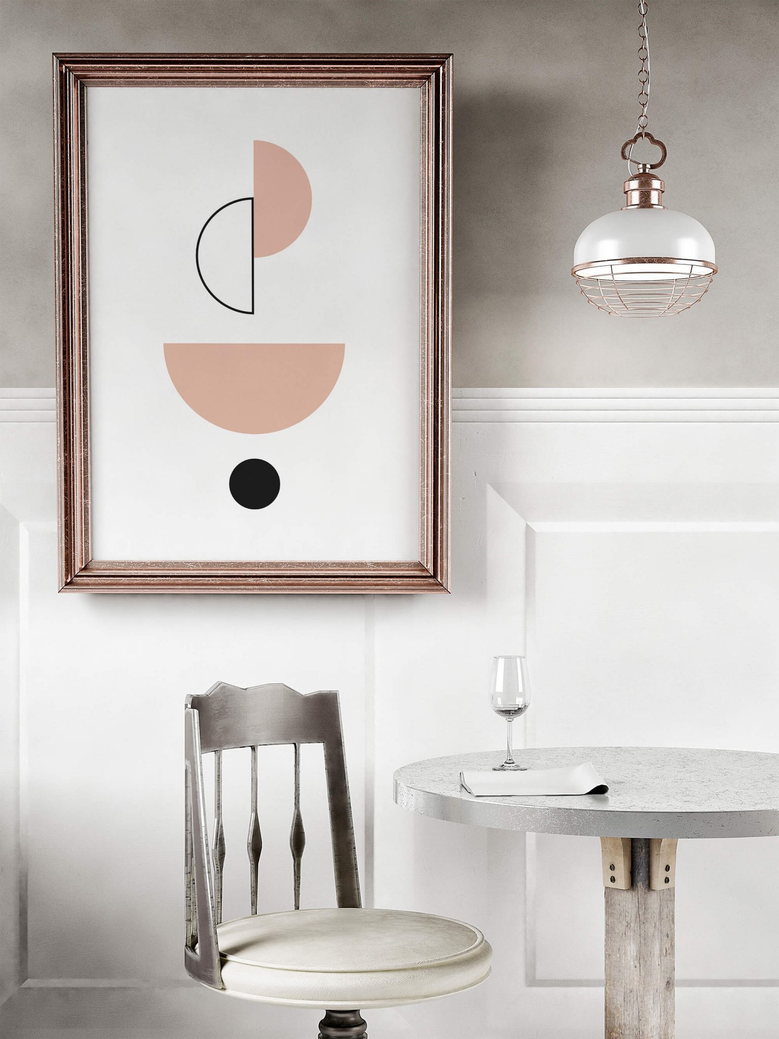 Abstracte Scandinavische Poster - Abstract Balance - MDRN HOME - Koop ...