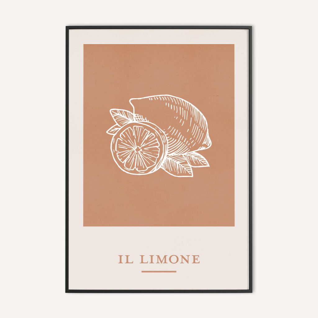 Il Limone - Zomerse poster en canvas print met citroenen - MDRN HOME ...