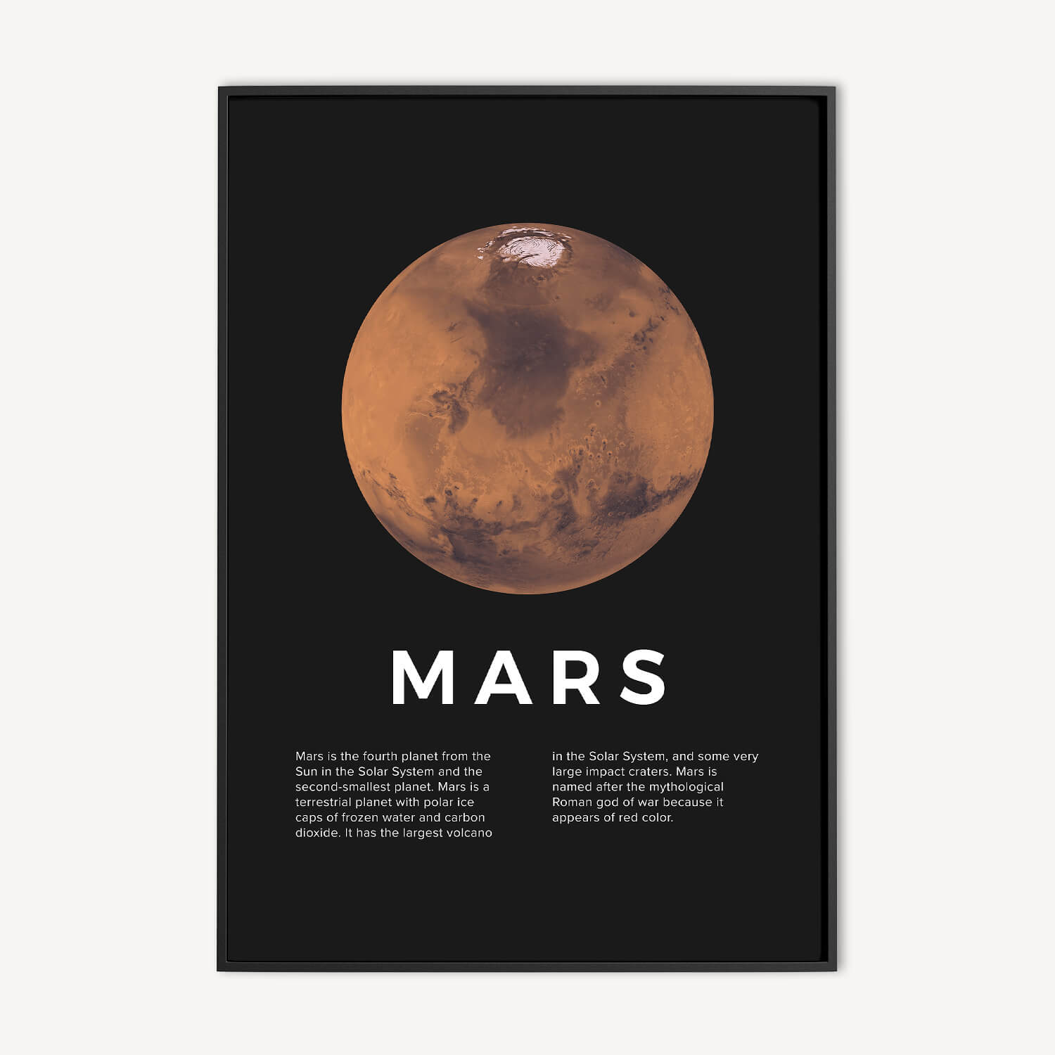 Mars - Abstracte Poster en Canvas Print - MDRN HOME - Koop Posters Online