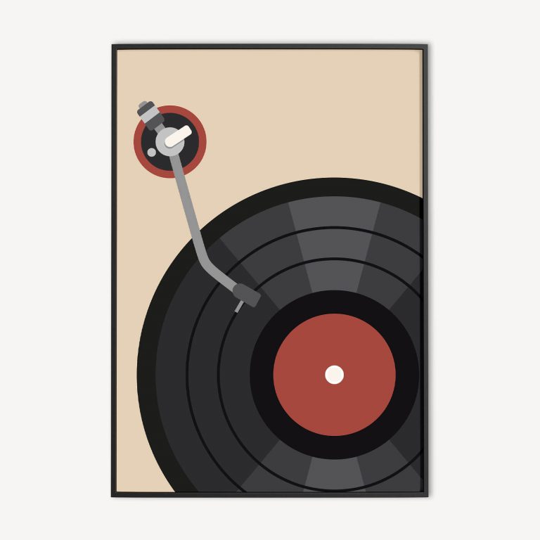 Vinyl - Abstracte Poster en Canvas Print - MDRN HOME - Koop Posters Online