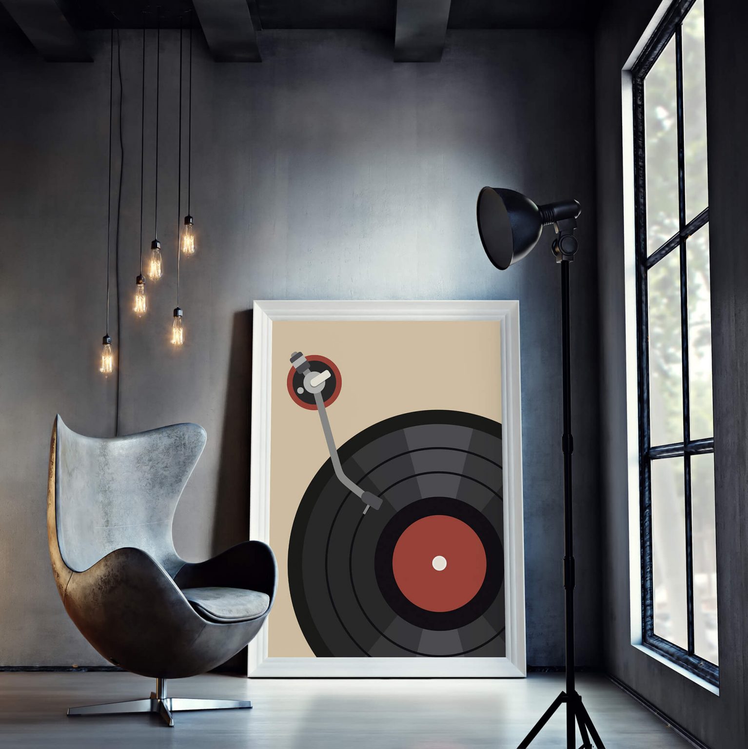 Vinyl - Abstracte Poster en Canvas Print - MDRN HOME - Koop Posters Online