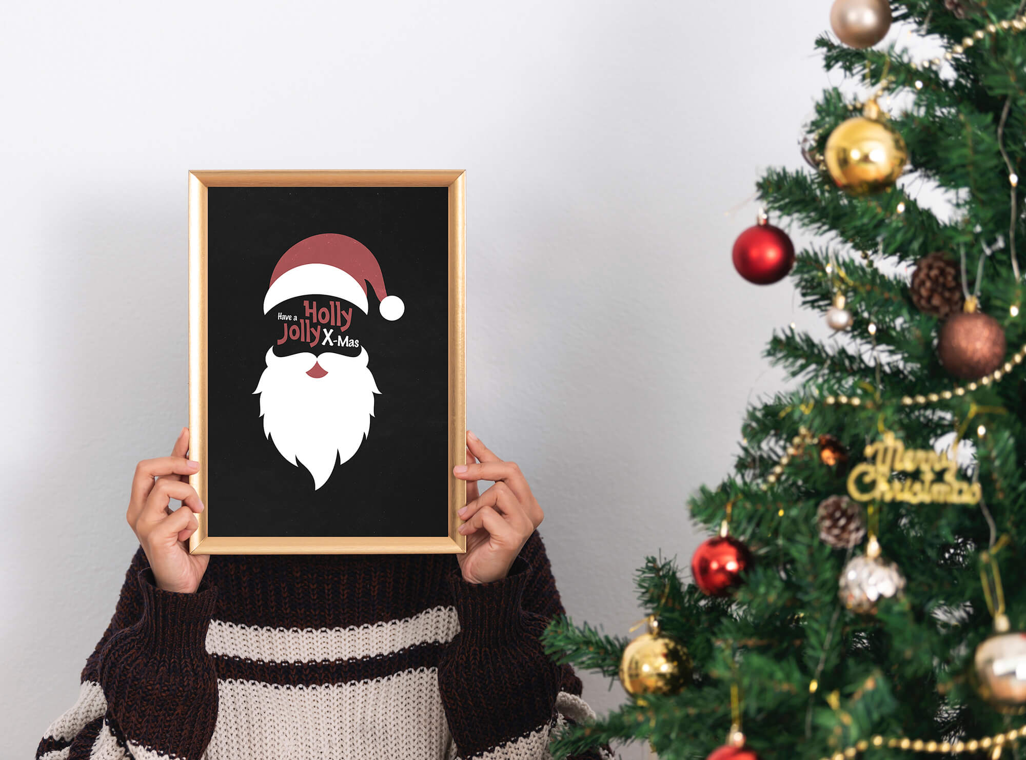 Holly Jolly - Scandinavische Kerst Poster en Print - MDRN HOME - Koop ...